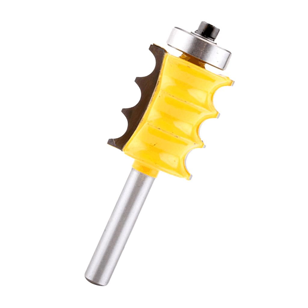 Triple Bead & Flute Furniture Molding Router Bit Set - 1/2" 1/4" Shank ...