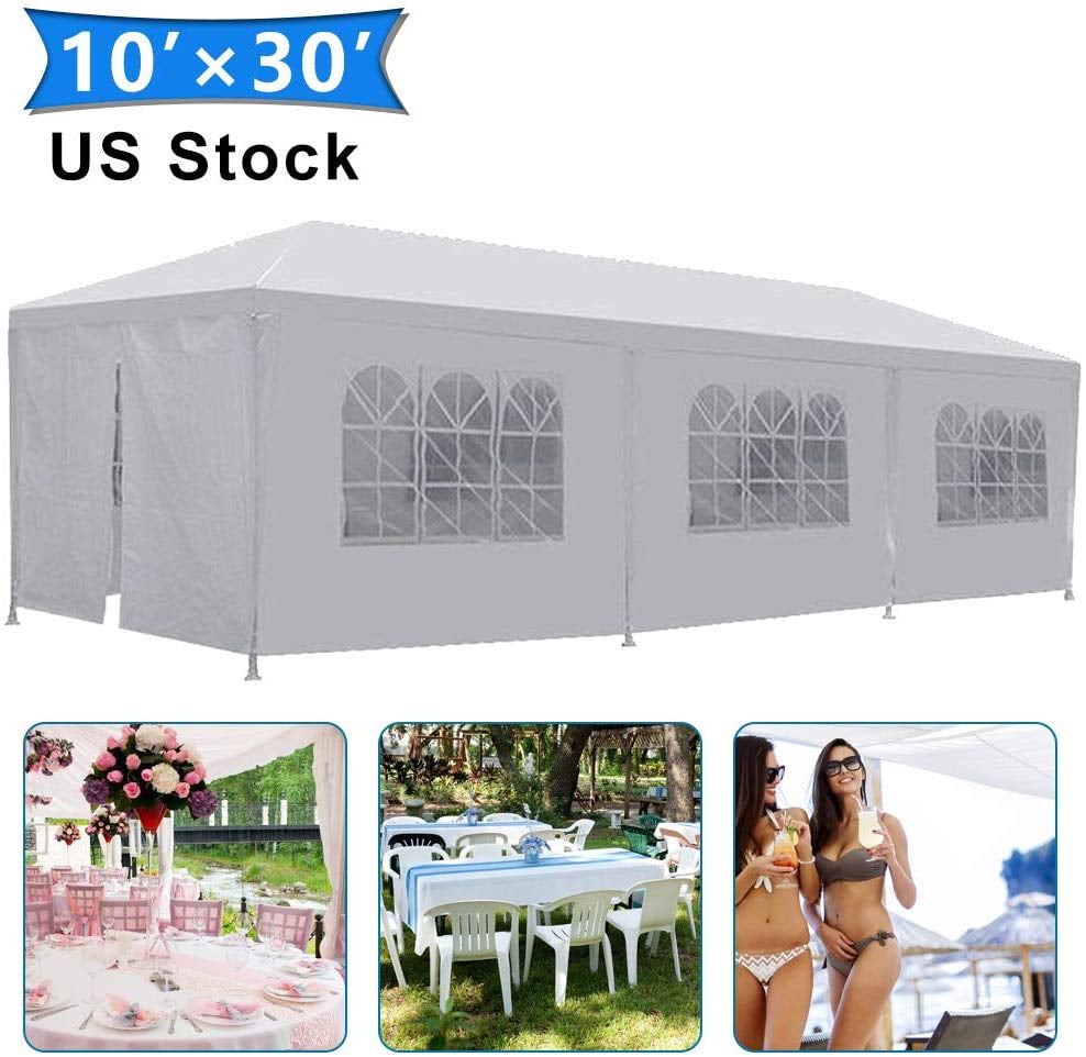 Ktaxon 10' x 30' Party Tent Wedding Canopy Gazebo w/8 Sides 2 Doors ...