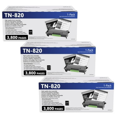 Brother TN820 Toner, Black - Walmart.com