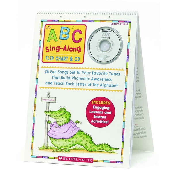 Abc Sing-Along Flip Chart: 26 Fun Songs Set To Your Favorite Tunes That ...