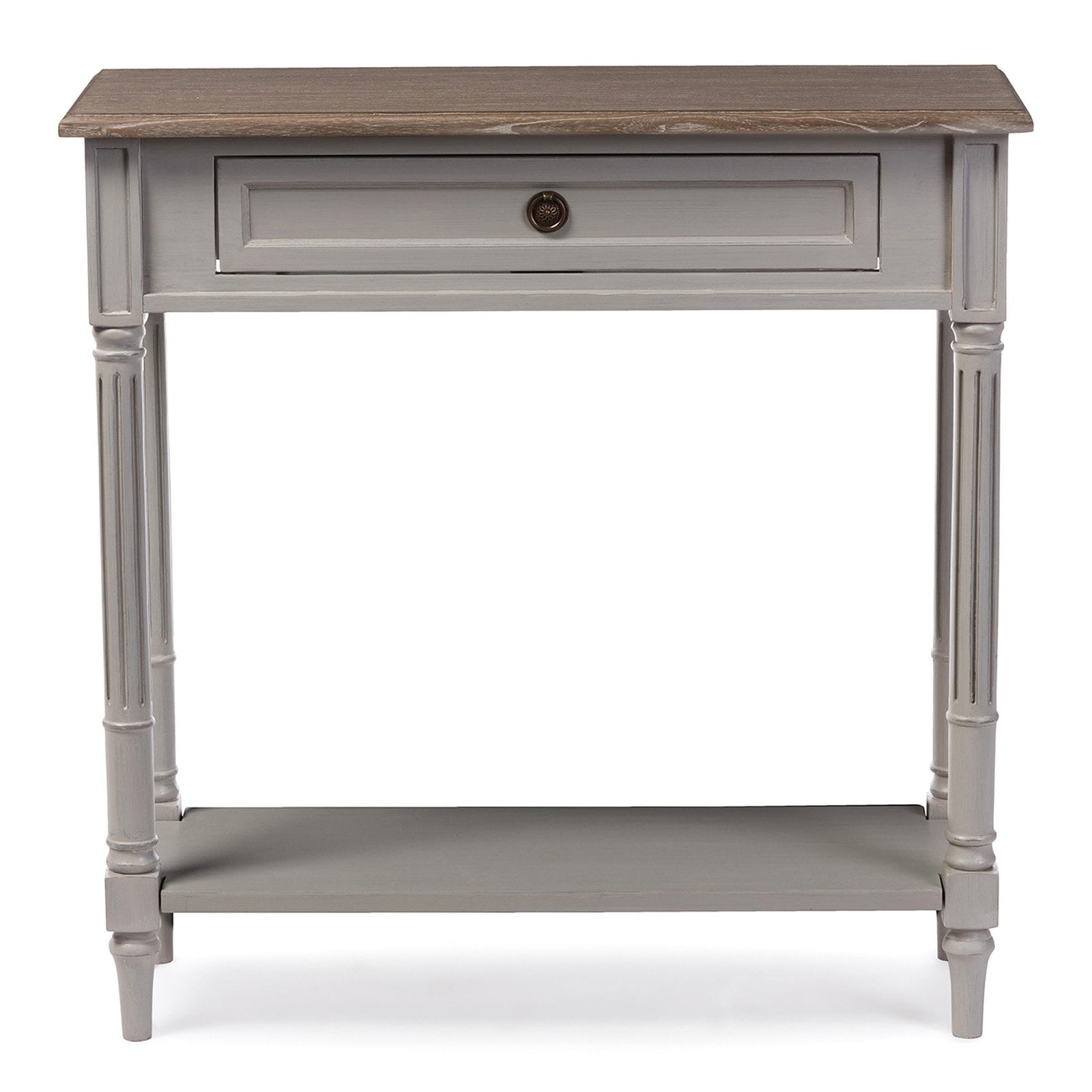 Edouard French Provincial Style Console Table with 1 Drawer - White ...
