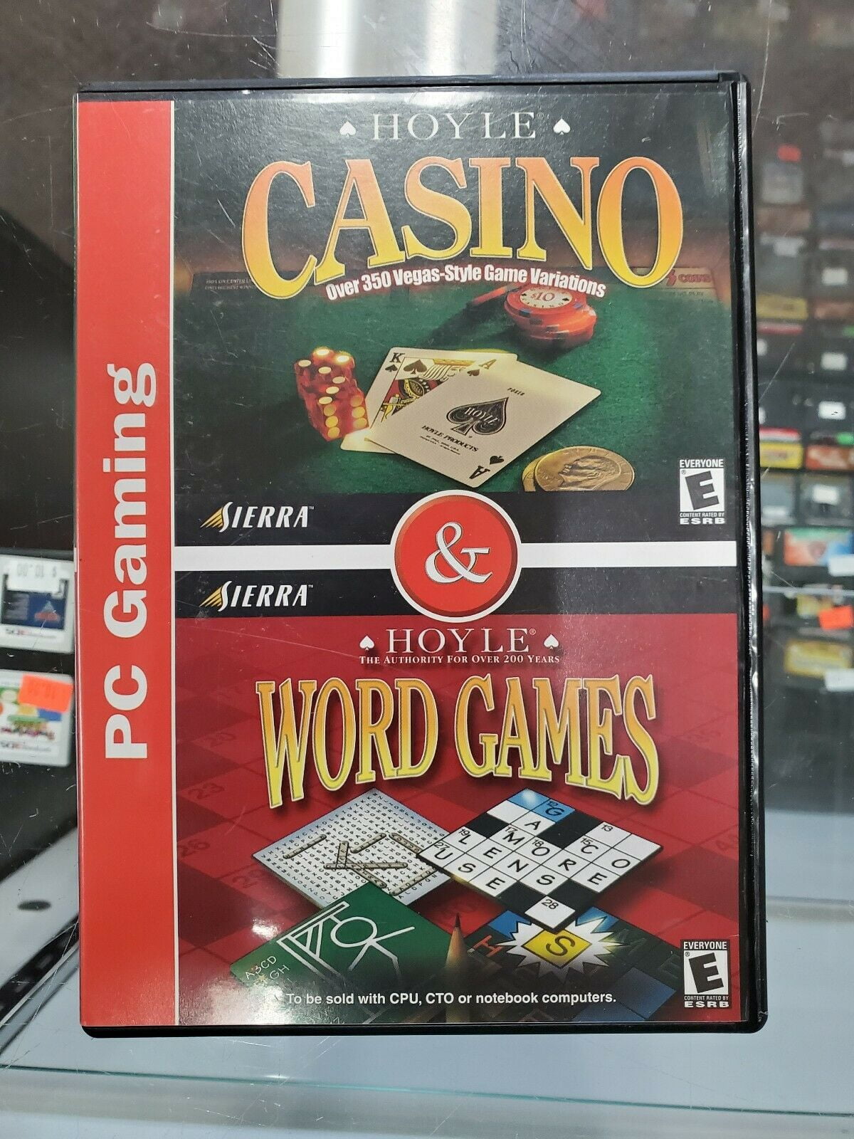 Hoyle Casino And Hoyle Word Games PC Software Game Set Complete ...