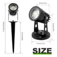 Keyohome LED Spot Light 3W Uplight Spotlights with 3 Color Temperature ...