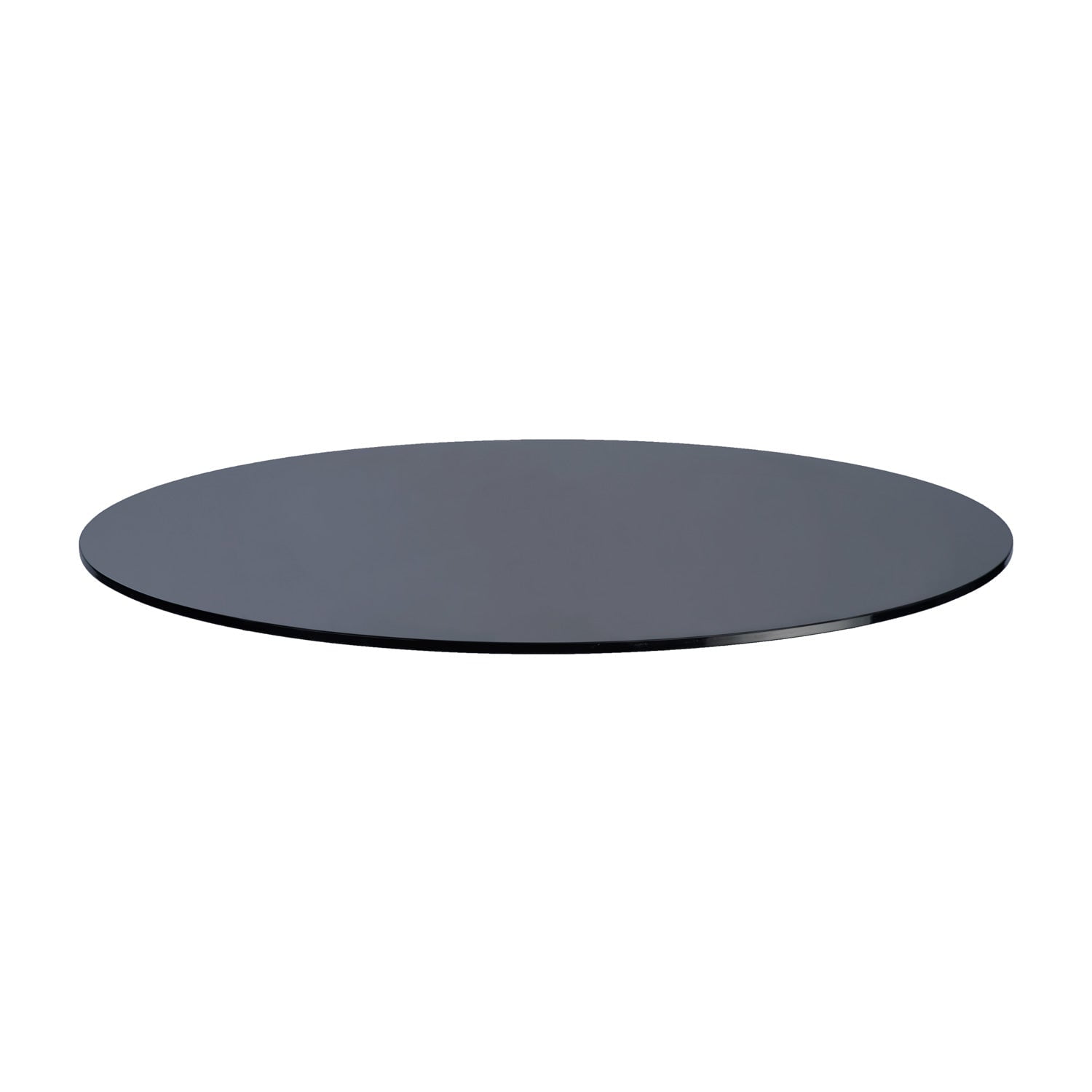 36" Round Grey Tempered Glass Table Top By Spancraft Glass - Walmart.com