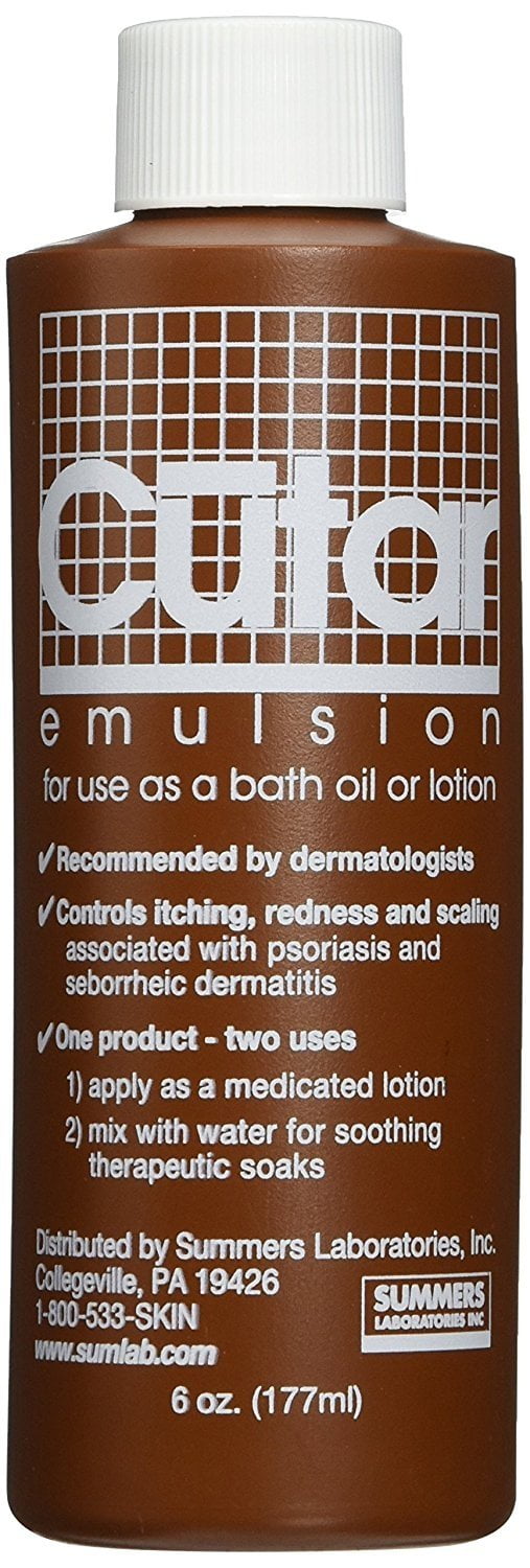 Cutar Emulsion Redness Inflammation Tar Solution Bath Oil & Lotion, 6oz ...