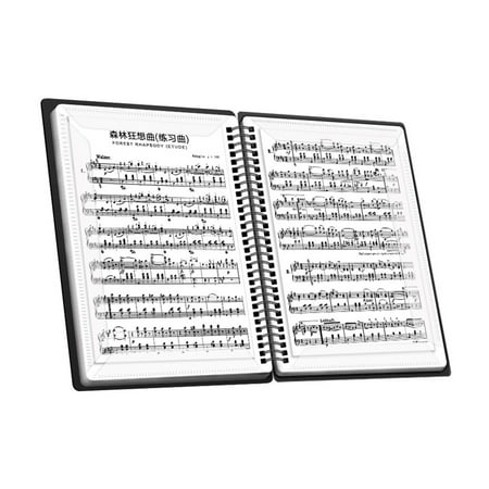 40 Pages Hollowed Out Durable Professional Display For Piano Sheet ...