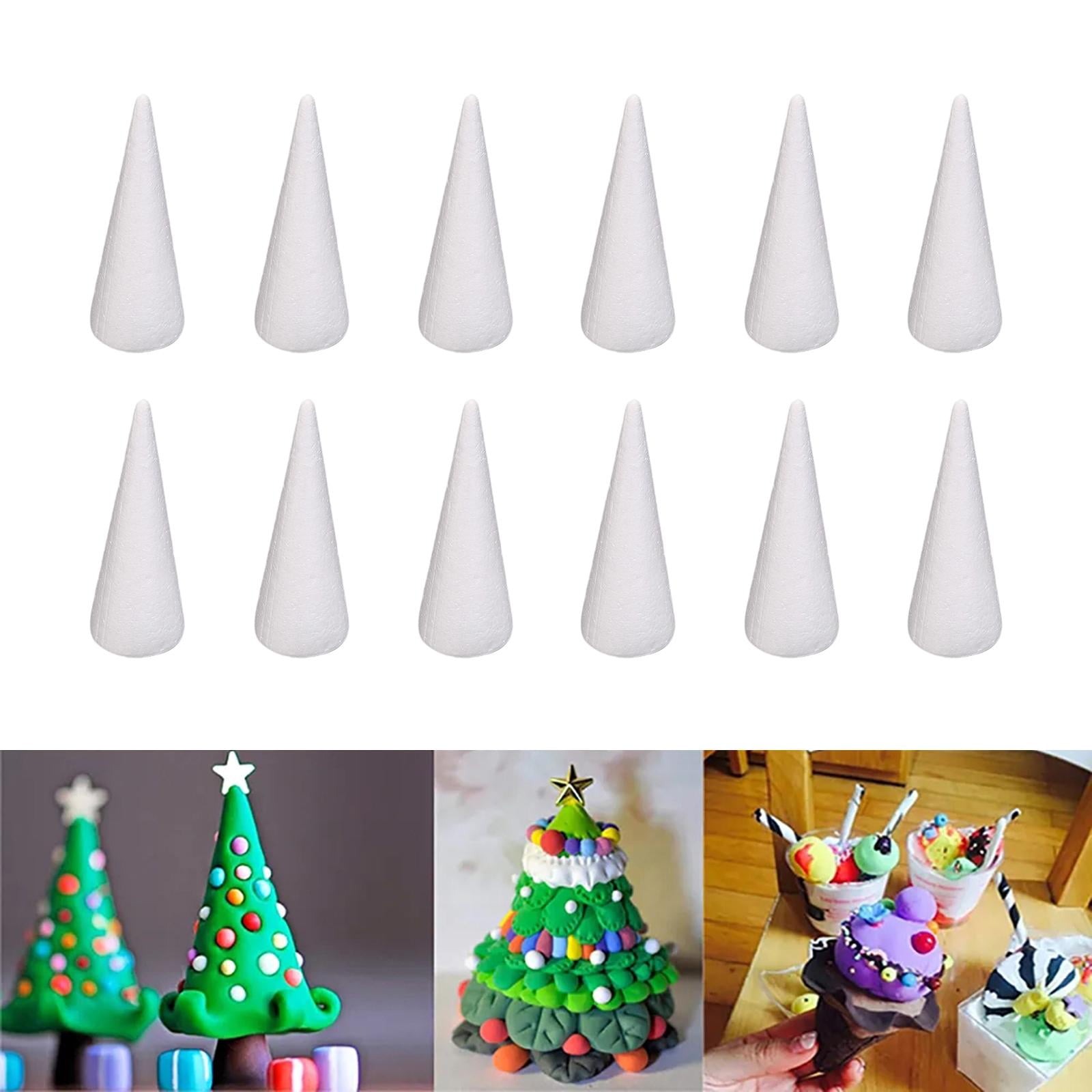 Click here for Elodie 12pcs Foam Cones For Crafts Polystyrene Con... prices
