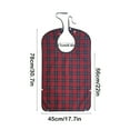 BAOPAI Elderly and Adult Waterproof Meal Bib with Foldable Pocket and ...