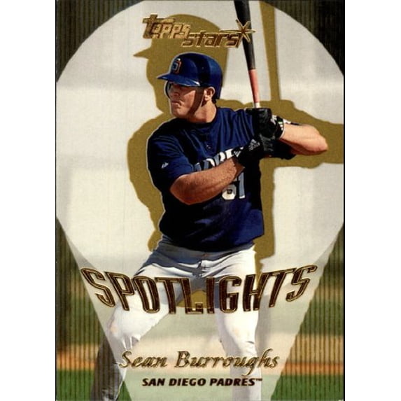 2000 Topps Stars #191 Sean Burroughs SPOT MLB Baseball Trading Card ...