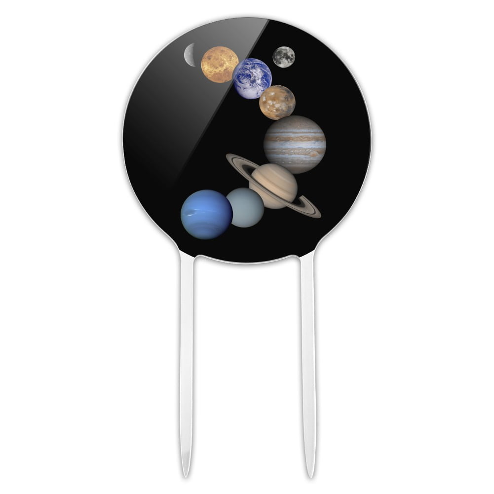 Acrylic Solar System Planets Mercury Venus Mars Earth Moon Jupiter ...