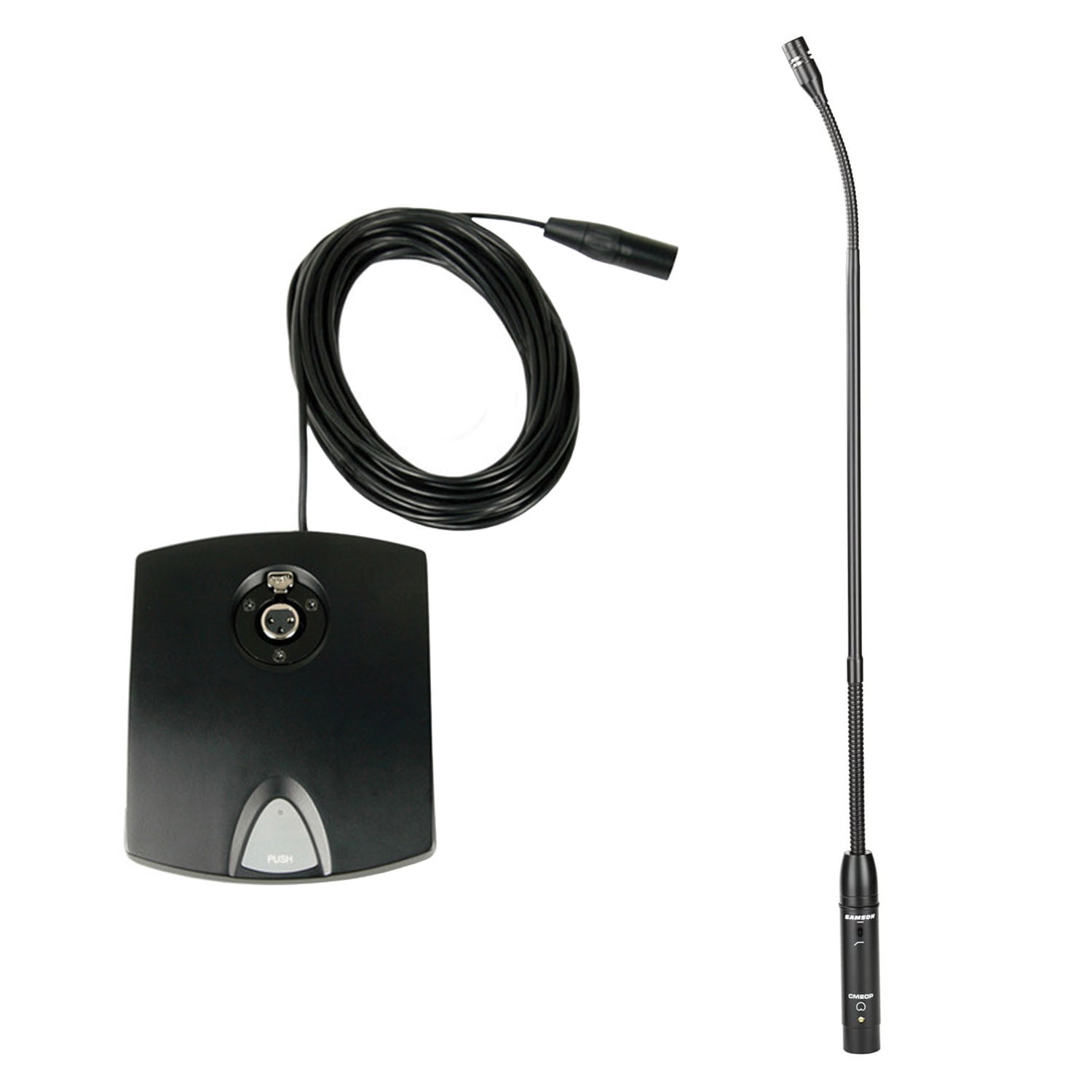 Samson CM20P 20" Gooseneck Podium Microphone with Weighted Base ...