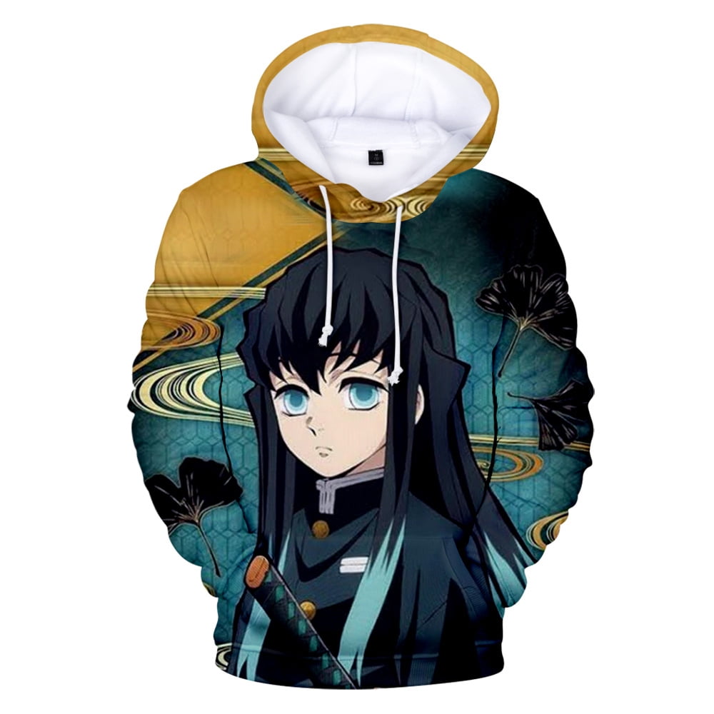 Hot Anime Demon Slayer Hoodie Men Women Unisex Sweatshirts Hooded ...
