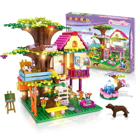 HOGOKIDS Tree House STEM Building Toy - Creative Construction Set ...