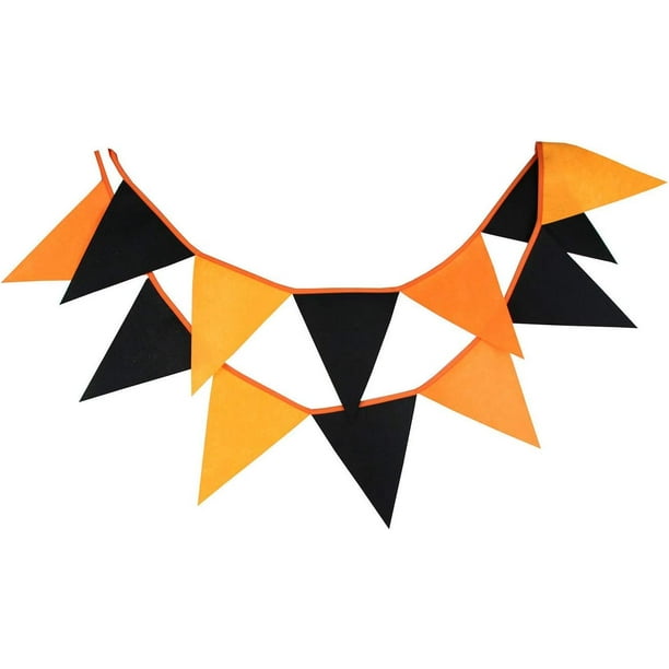 10.5Feet Celebrating Cotton Banner, Triangle Festival Reusable Flags ...