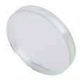 100Pcs 38mm Clear Round Plastic Coin Holder Capsule Container Storage ...