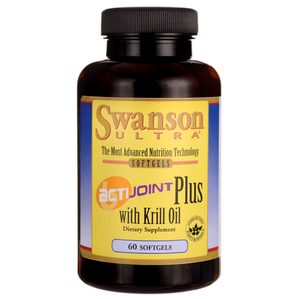 Swanson Acti-joint Plus with Omega-3 Krill Oil 60 Softgels. - Walmart ...