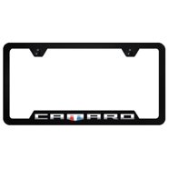 Camaro 6th Generation Carbon Fiber License Plate Frame SS Logo ...