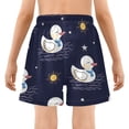 BZSMCE Swim Shorts Cute Duck Cloud Sun Pattern For Quick-Dry Shorts ...