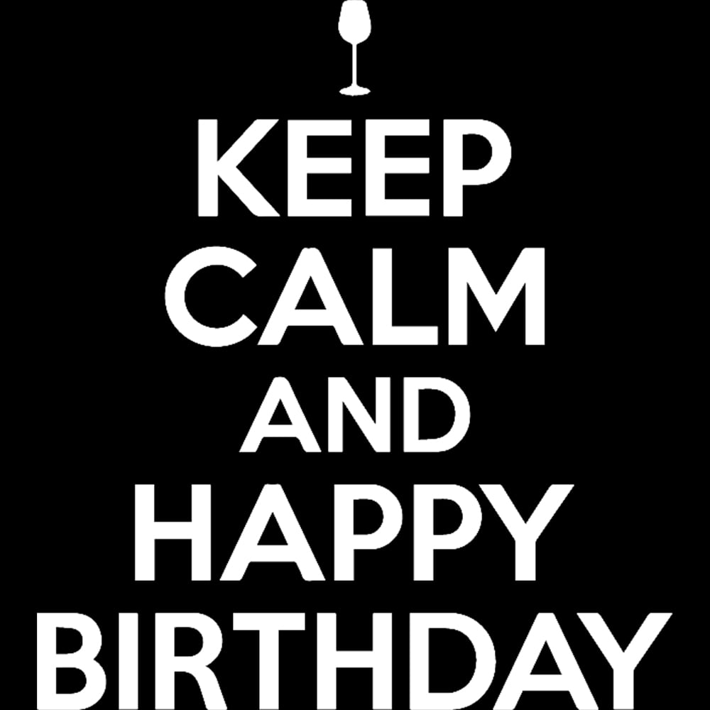 Transparent Decal Stickers Of Kepp Calm And (White) Premium Waterproof ...