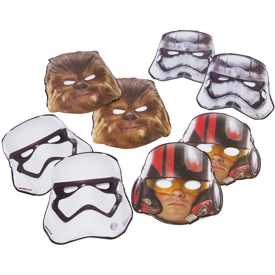 Star Wars Episode VII Party Masks, 8ct - Walmart.com