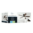Free Shipping! Mainstays 52 inch Black Hugger Indoor Ceiling Fan with ...