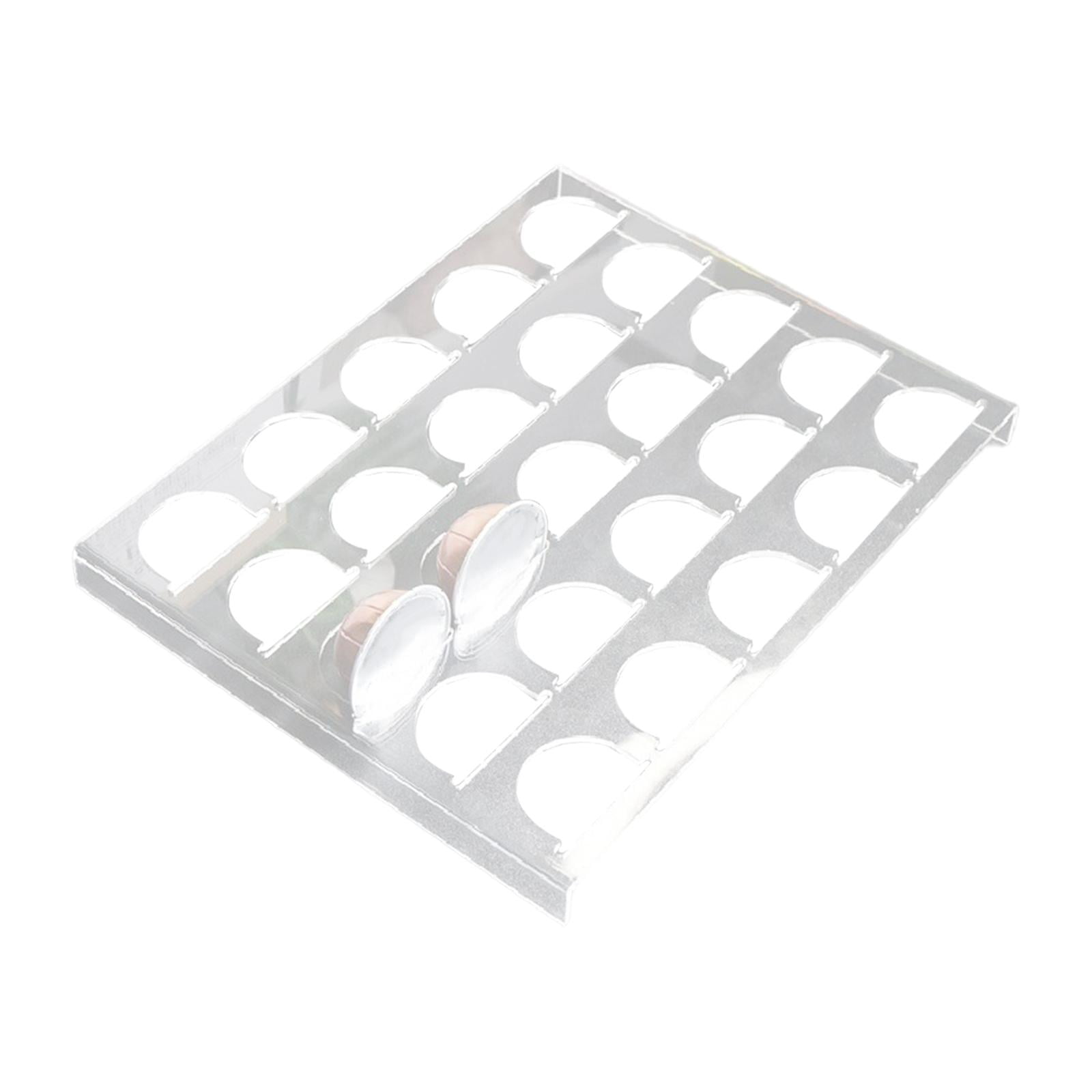 Clear Coffee Pod Organizer Accessories 25 pod Large Capacity Acrylic ...