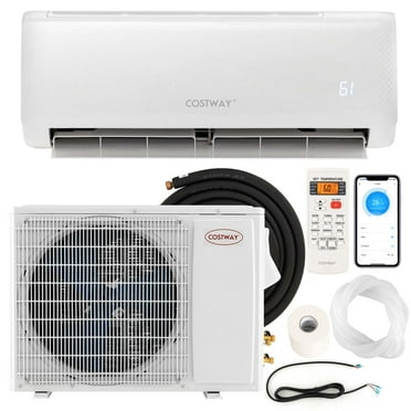 12000BTU Mini Split AC/Heating System, 19 SEER 230V Split AC Unit Cools ...