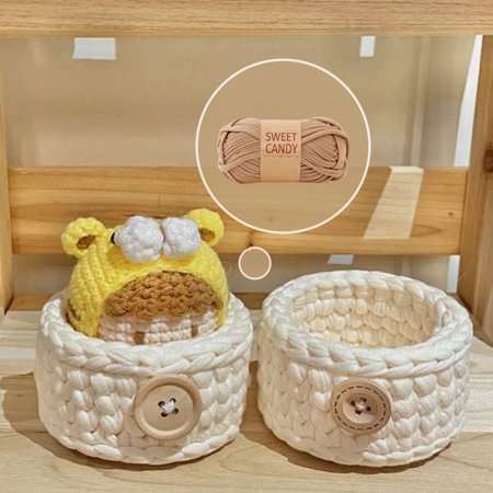 TB&W 1 Roll Craft Yarn Soft DIY Thick Thread Thickness 100g Needlework ...