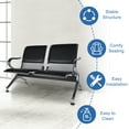 Kinbor 2-Seat Waiting Room Reception Chair with Arms Office Guest ...