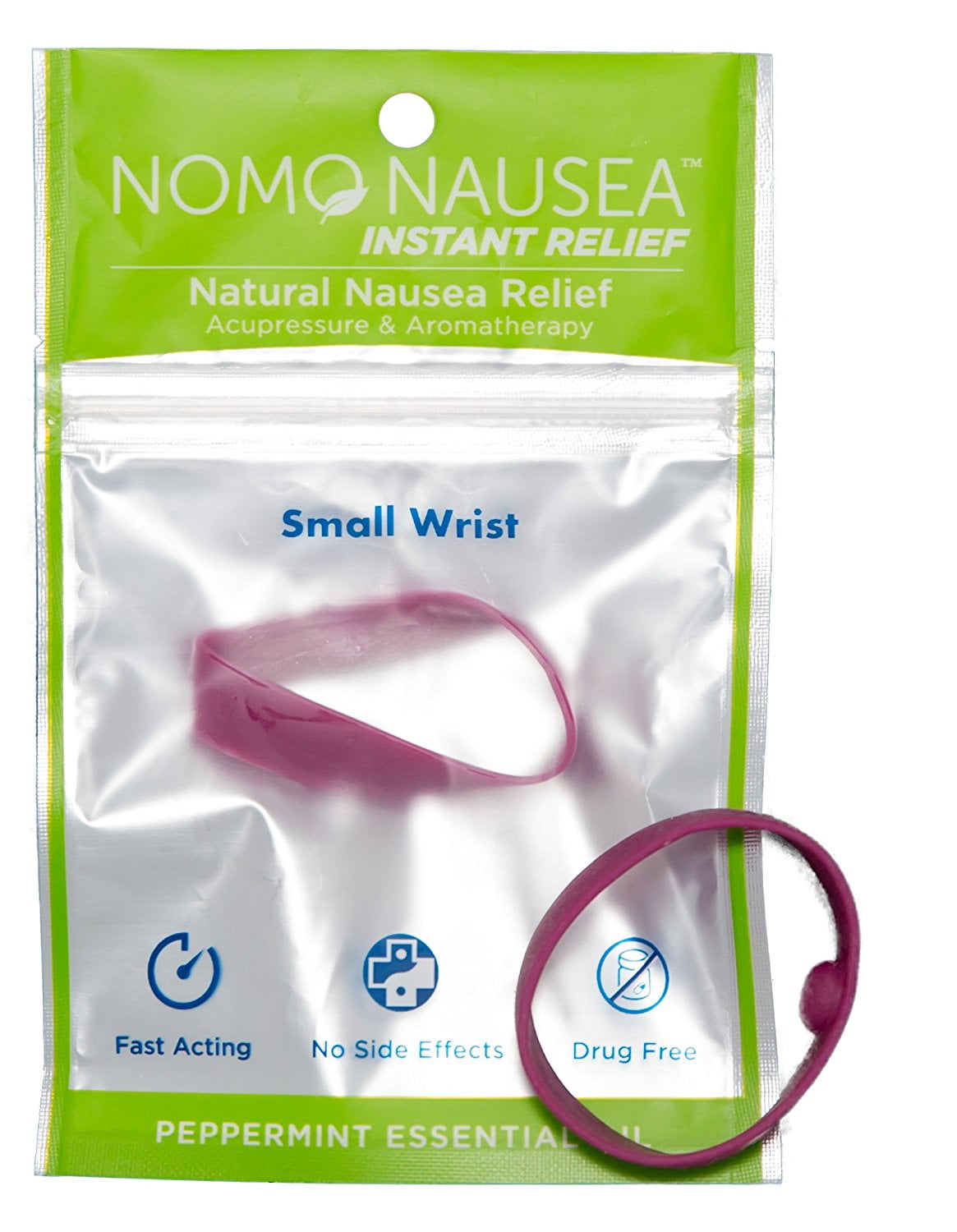 NoMo Nausea Instant Relief Small Purple Aromatherapy Anti-Nausea Bands ...
