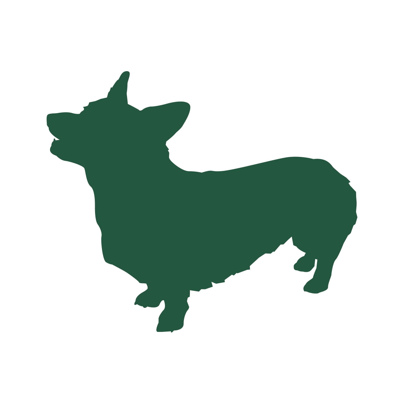 Corgi Sticker Decal Die Cut - Self Adhesive Vinyl - Weatherproof - Made ...