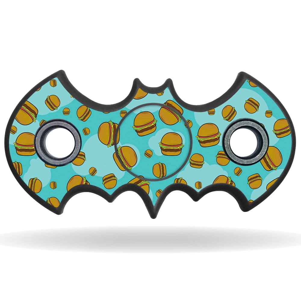 Skin Decal Wrap Compatible With Bat Shaped Fidget Spinner toy Sticker ...