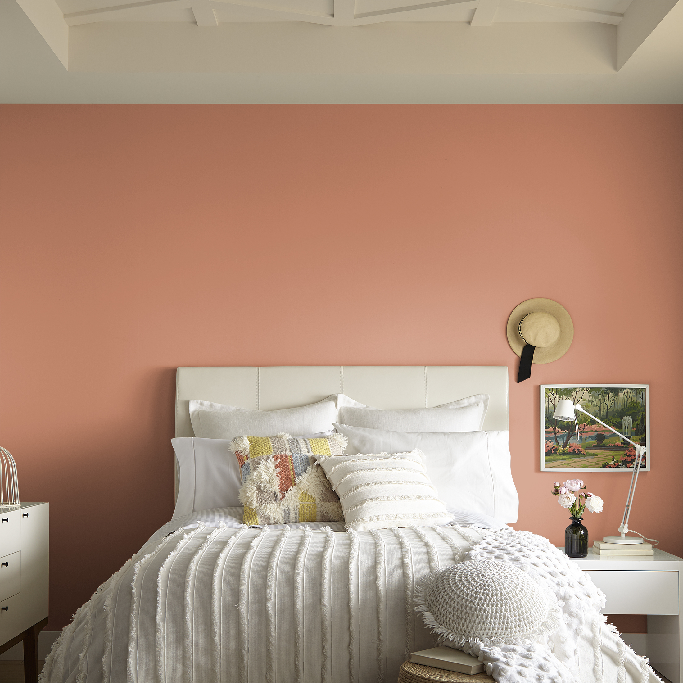 Salmon Color Paint Bedroom