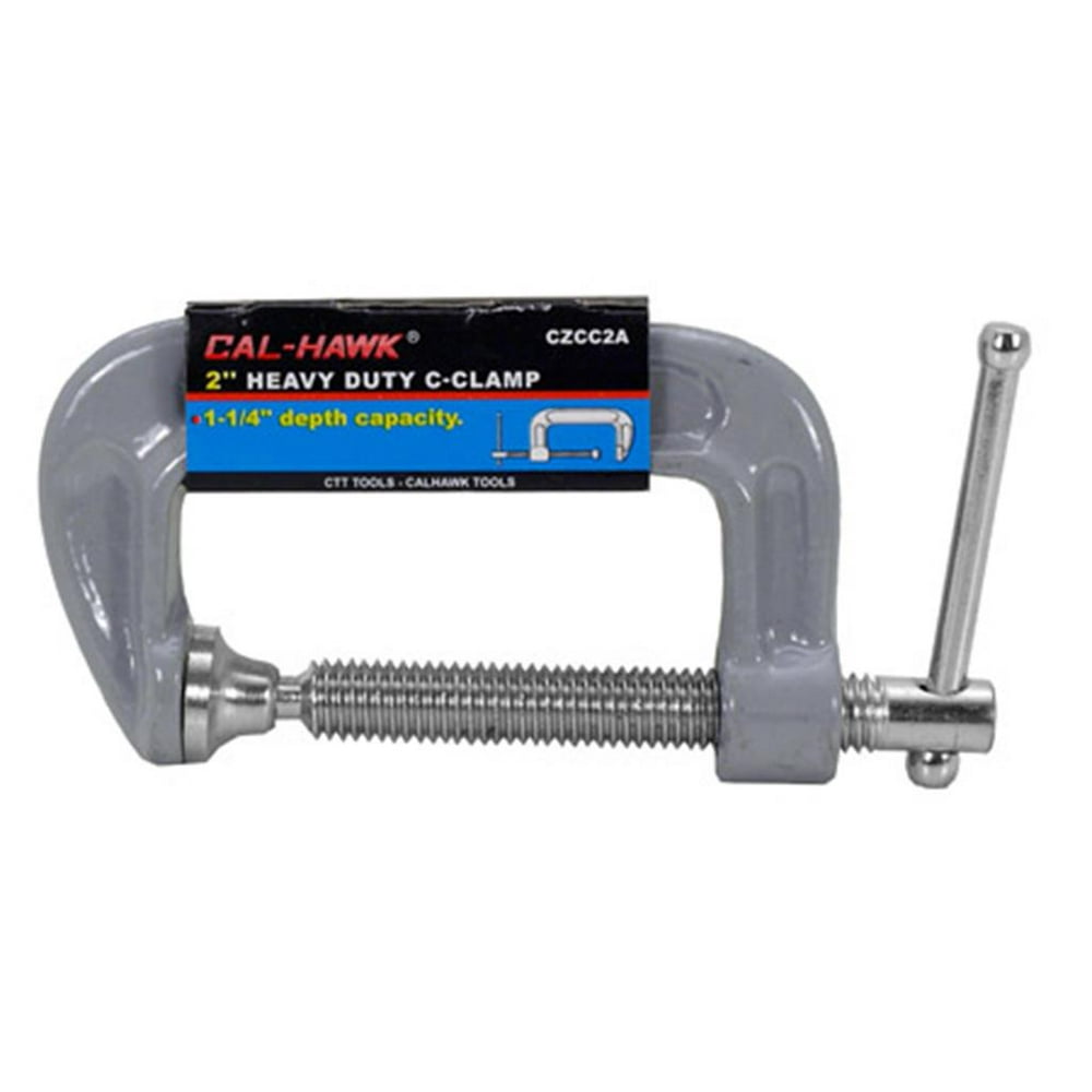 Cal Hawk Tools 2" Heavy Duty C-Clamp - Walmart.com - Walmart.com