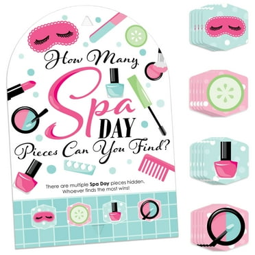 Big Dot of Happiness - 4 Girls Sleepover Party Game Set - 10 Cards Each - Gamerific Bundle ...