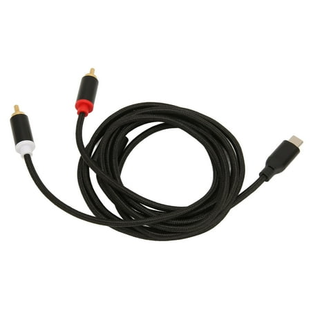 USB C To 2 Audio Cable, Type C To Audio Adapter Cable For Car Stereo ...