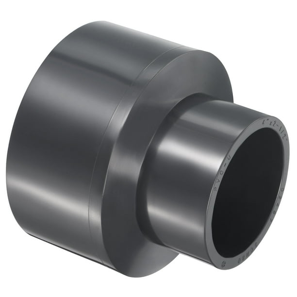 Uxcell 4"x2-1/2" UPVC Reducer Pipe Fitting SCH80 Straight Coupling ...