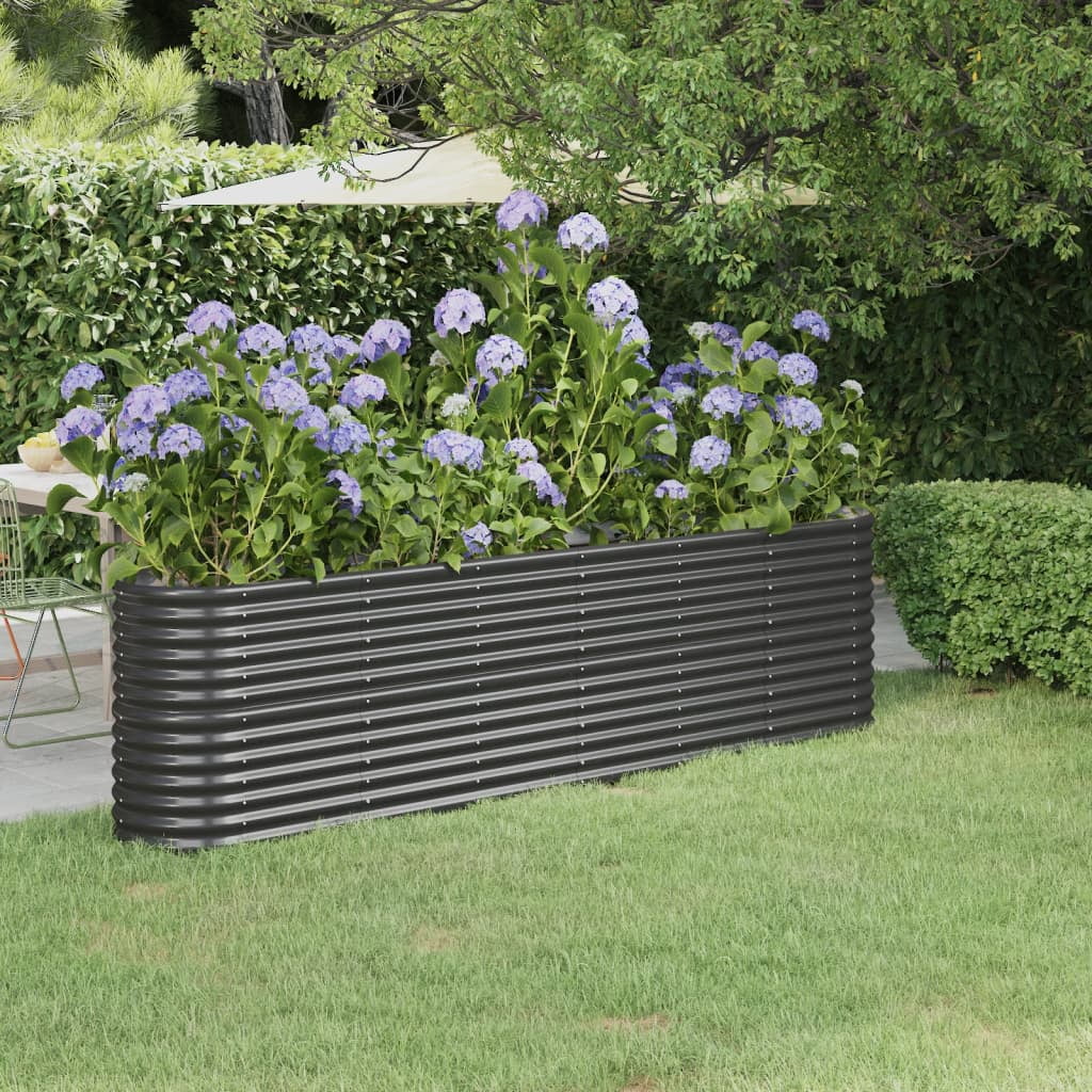 Click here for Vidaxl Garden Raised Bed Powder-Coated Steel 260x4... prices