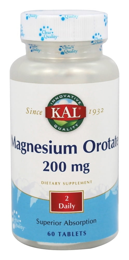 KAL Magnesium Orotate 200 mg | For Nerve, Muscle, Heart, Relaxation ...