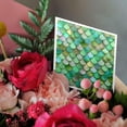 3drose, Pretty Green Mermaid Scallops, 1 Greeting Card with Envelope ...
