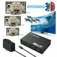 4 Port HDMI 4K Hub Multi Splitter & Amplifier For 3D HDTV 1080P 1X4 1 ...
