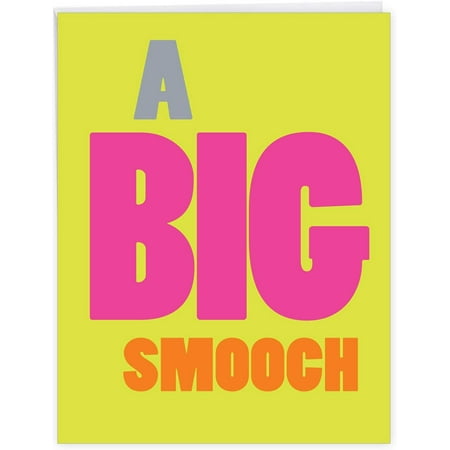 Big All-Occasion Card - 'Big Smooch' w/Envelope 8.5 x 11 Inch Fun and ...