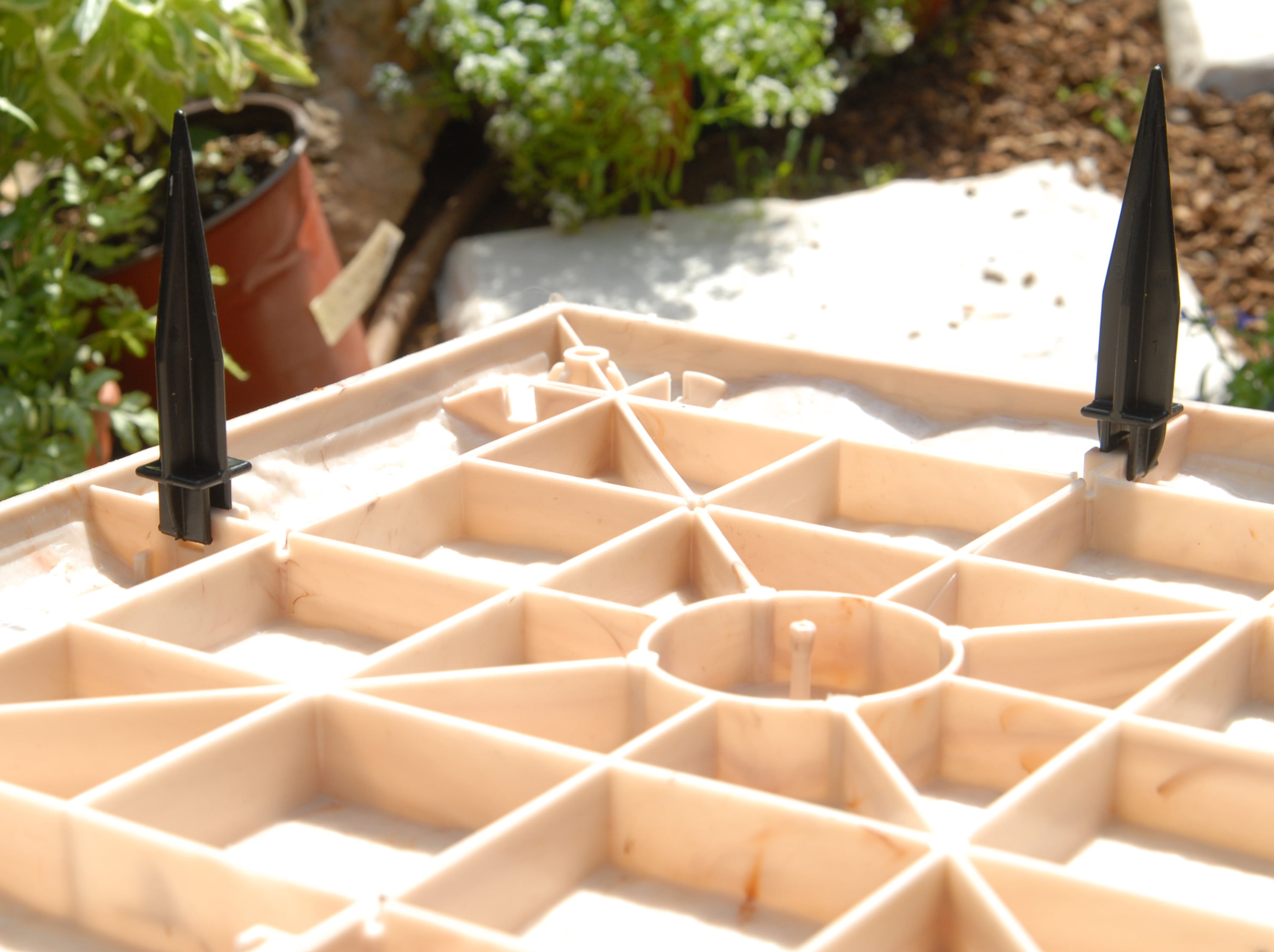 Buy Mind Reader Lawn Stepping Stones, Decorative Walkway for Outdoor ...