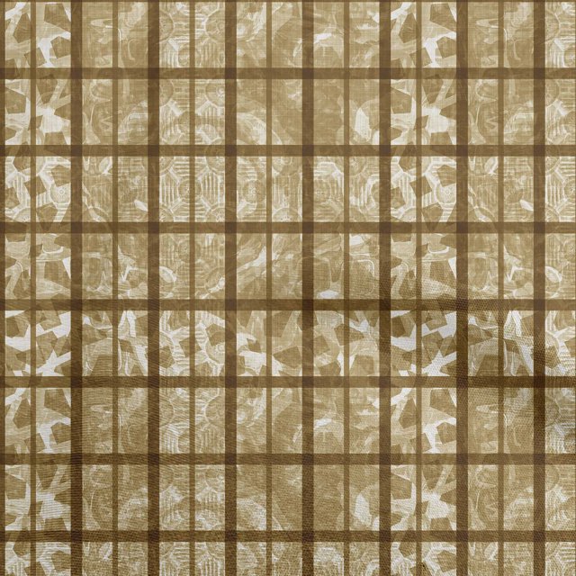 oneOone Silk Tabby Dark Mustard Fabric Houndstooth Sewing Material ...