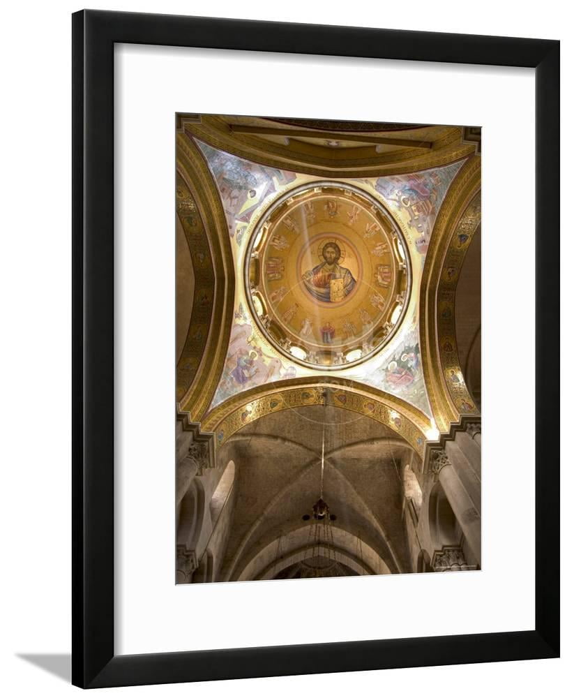 Ceiling Painting of Jesus Christ, Church of the Holy Sepulchre, Old ...