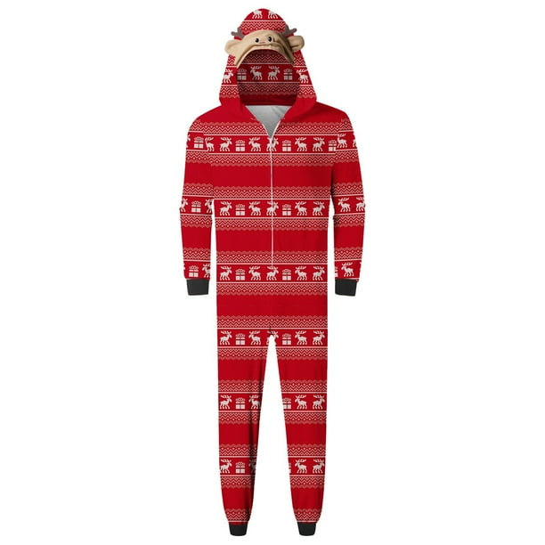 Birdeem Parent-child Warm Christmas Set Printed Home Wear Hoodid ...