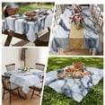 Abstract Marble Texture Table Cloth 54x54in, Waterproof Square ...