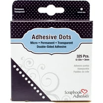 Scotch Permanent Adhesive Dots-Ultra-Thin Medium Scrapbook .3" 200/Pkg ...
