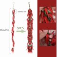 Artificial Pepper String, 5 Pack Simulation Artificial Lifelike Fake ...