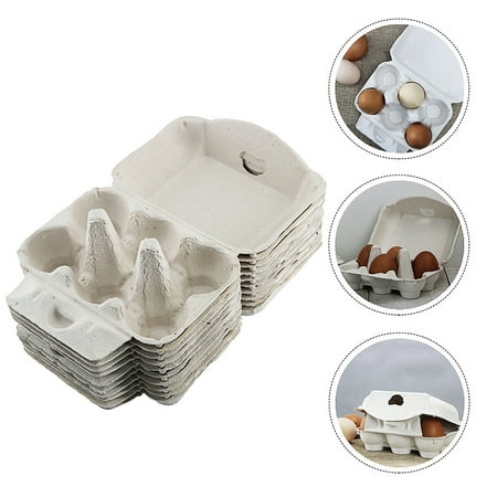 25 Pack Empty Egg Cartons Pulp Egg Containers Empty Egg Cartons Egg ...